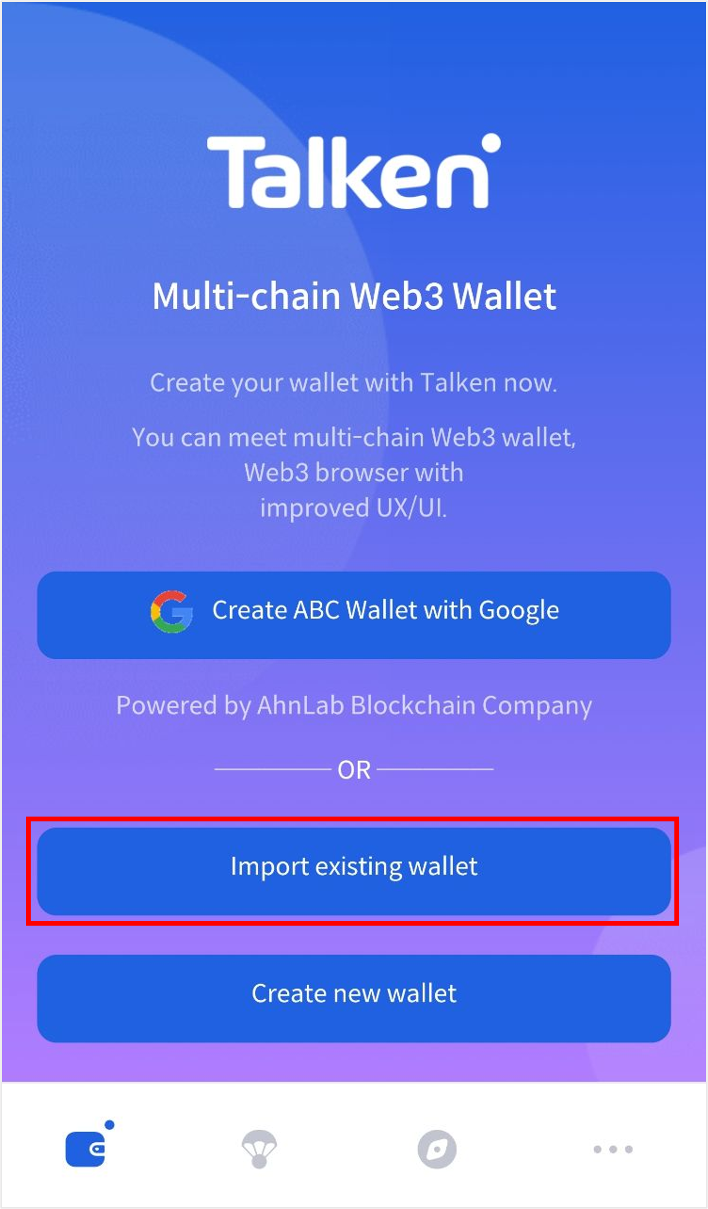 How to recover wallet – Talken